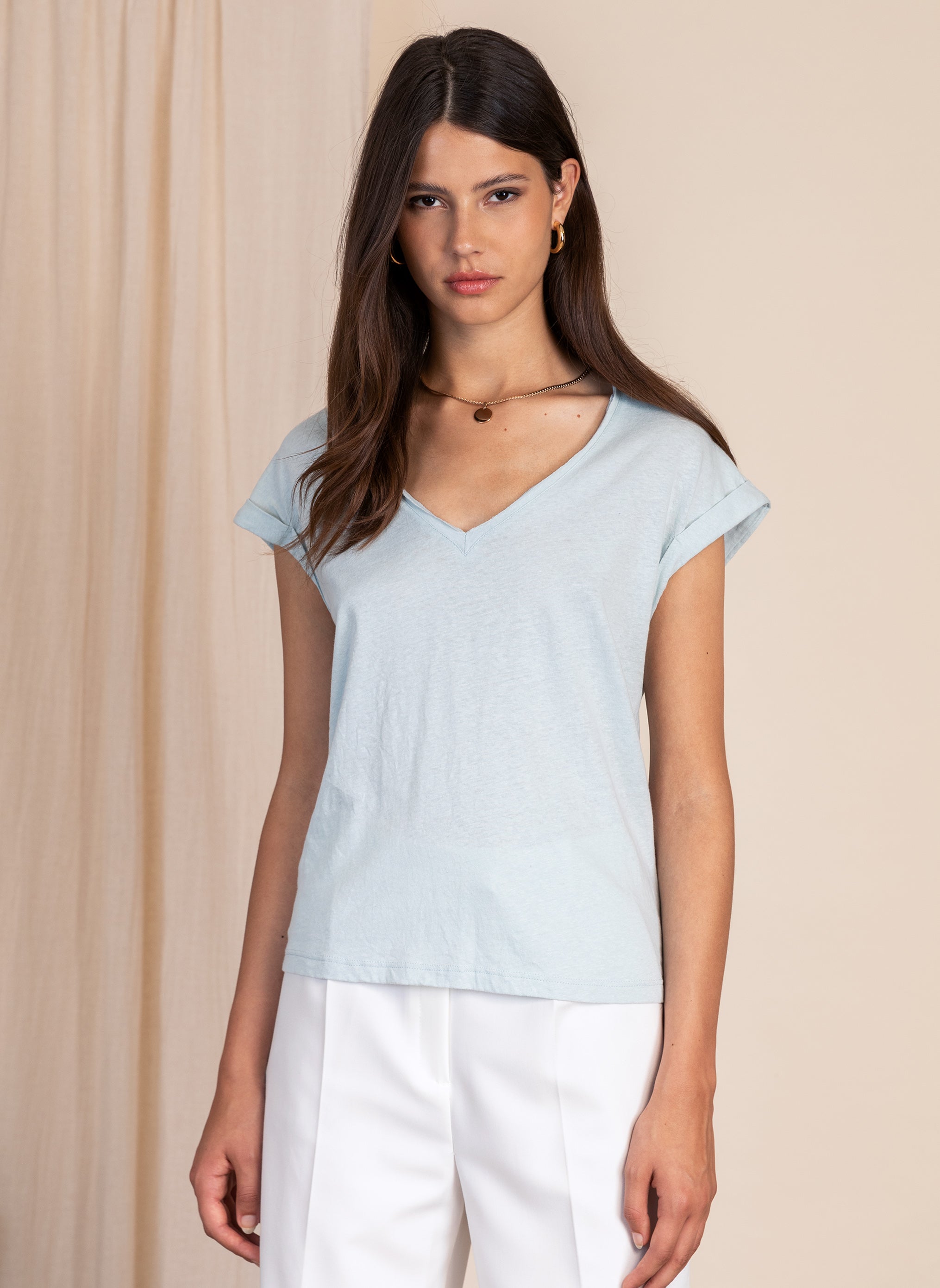 T-SHIRT DRELI sauge
